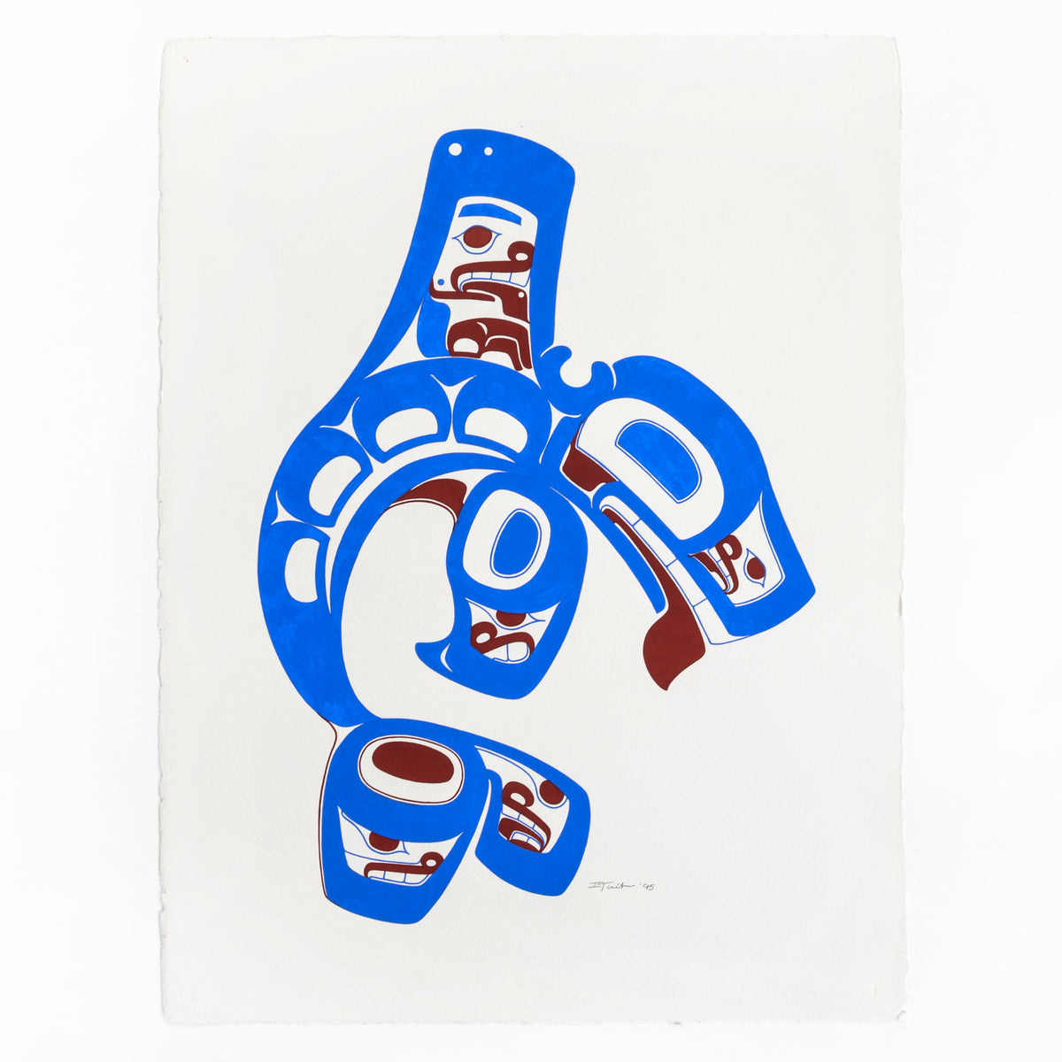 Blue Whale by Isaac Tait – Native Art Prints