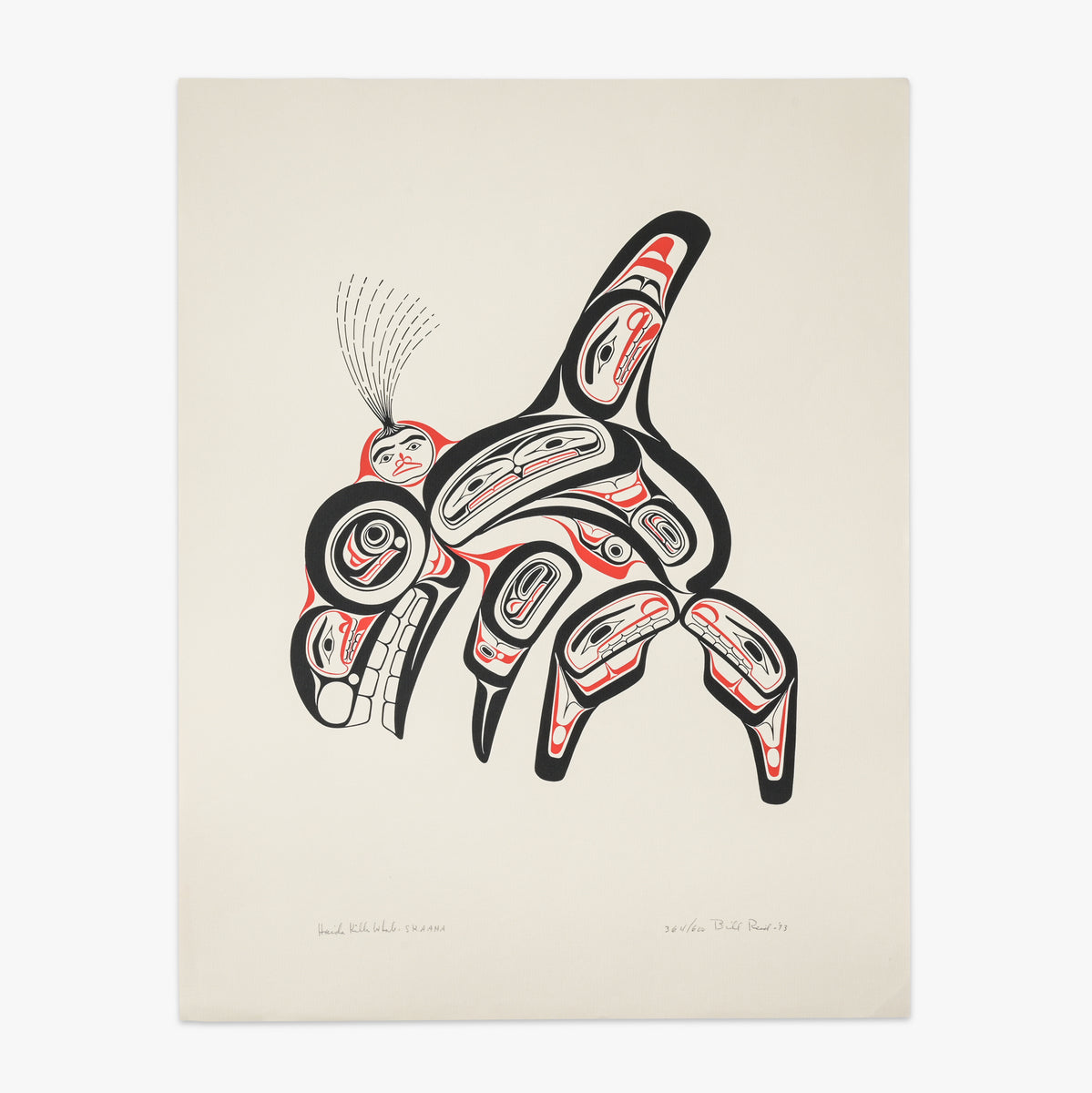 Haida Killerwhale - Skaana by Bill Reid – Native Art Prints