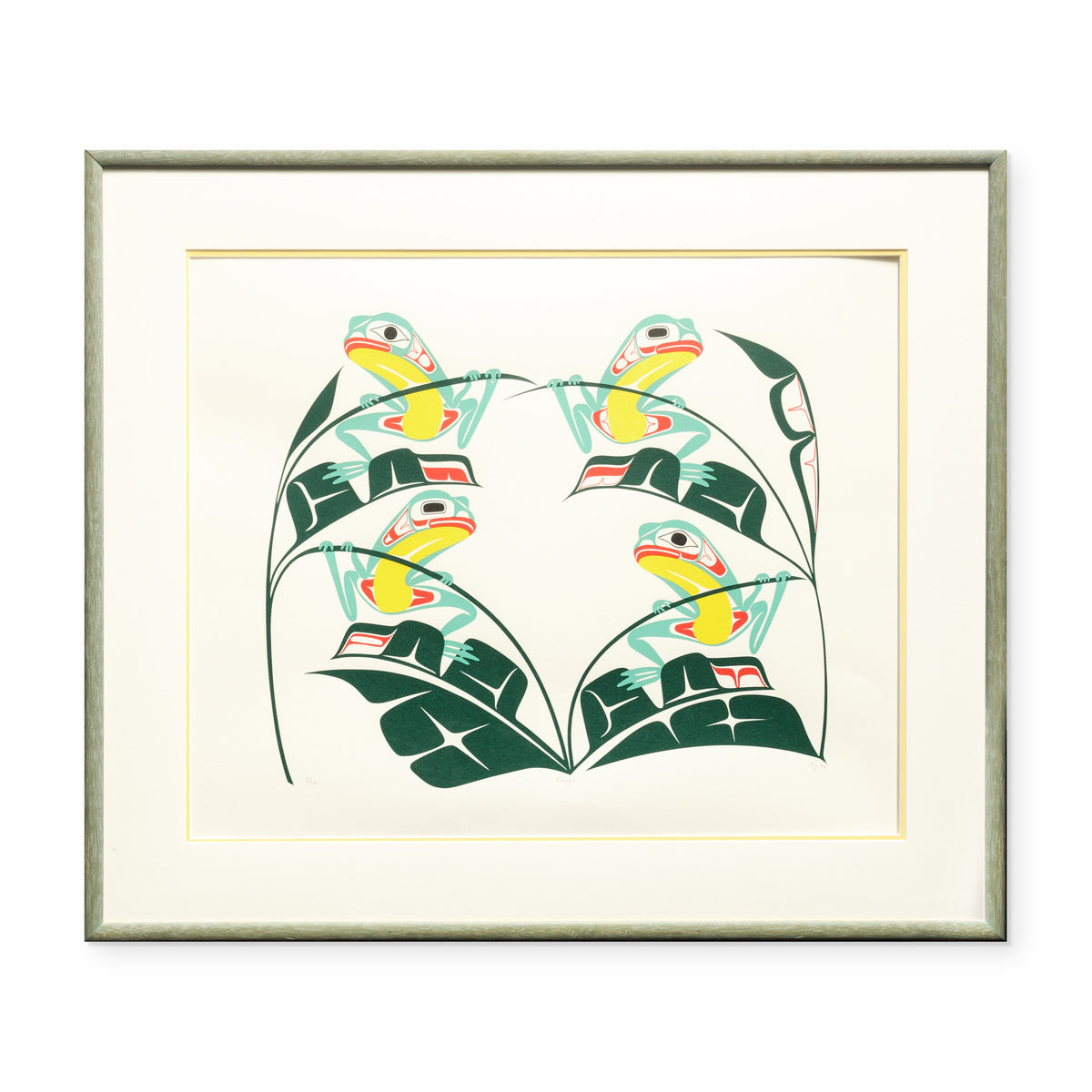 Frogs by Reg Davidson – Native Art Prints