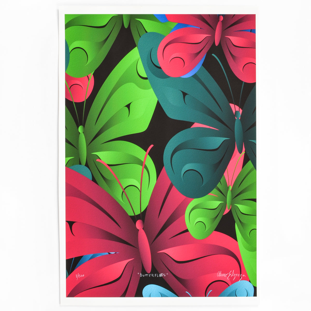Butterflies by Alano Edzerza – Native Art Prints
