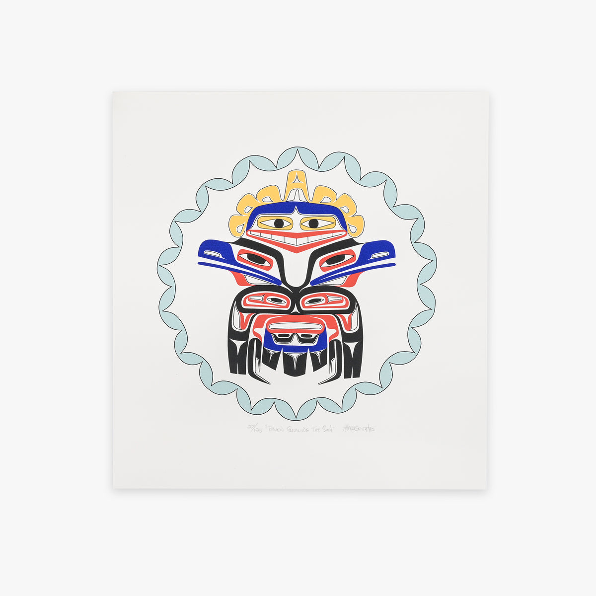 Raven Stealing the Sun by Art Thompson – Native Art Prints