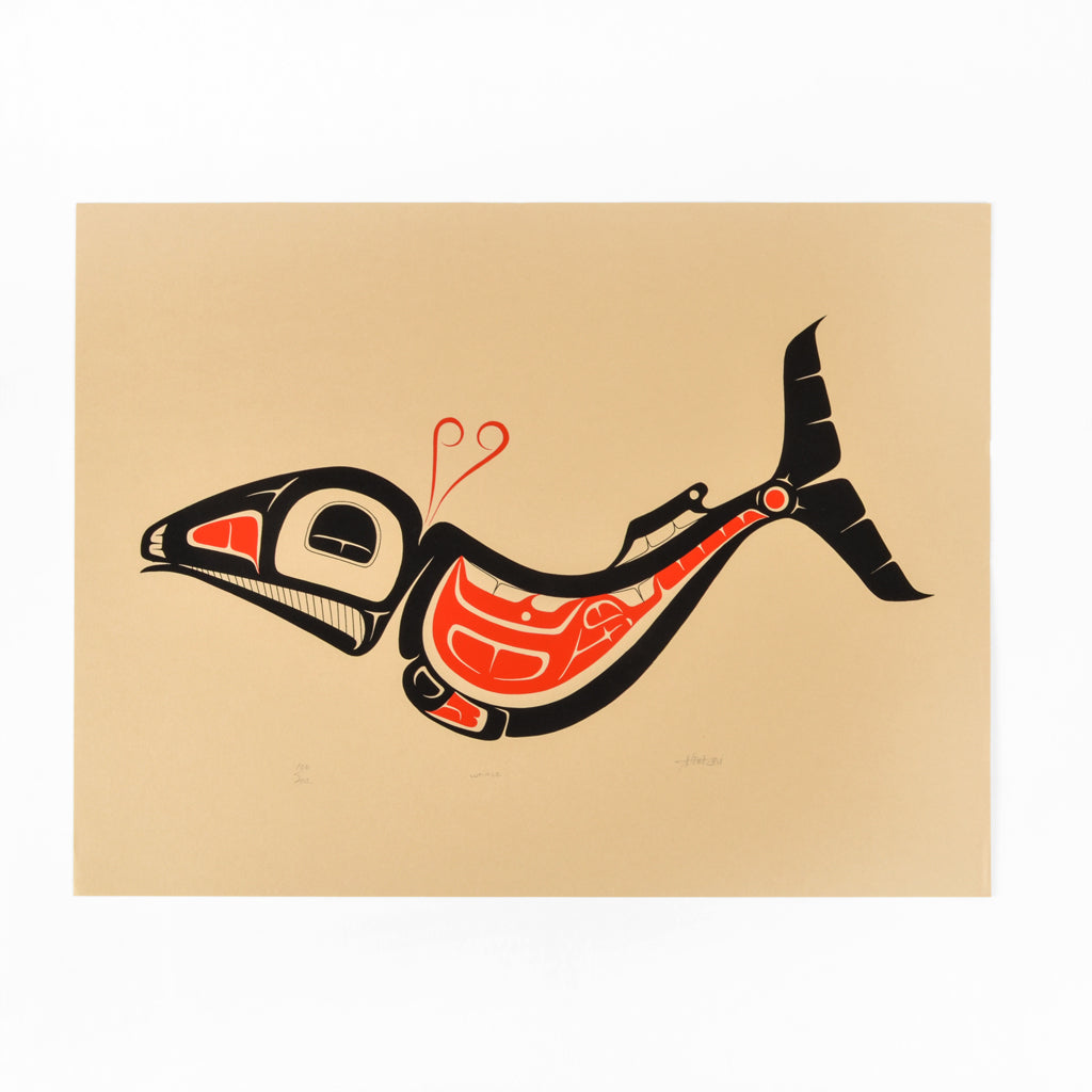 Whale by Art Thompson – Native Art Prints
