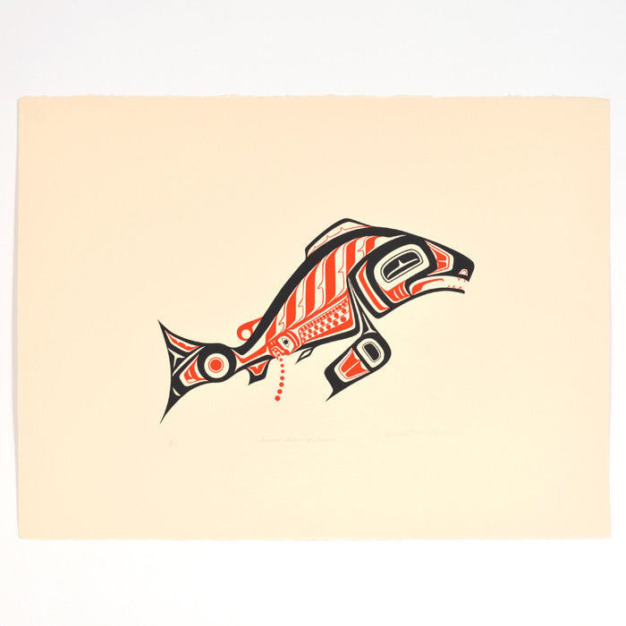 Spawning Salmon by Art Steritt – Native Art Prints