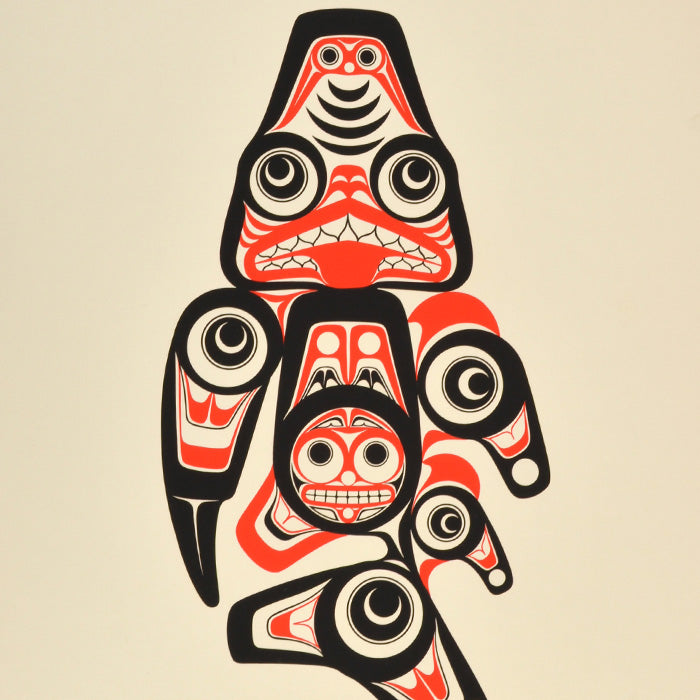 Haida Dogfish Print by Bill Reid – Native Art Prints