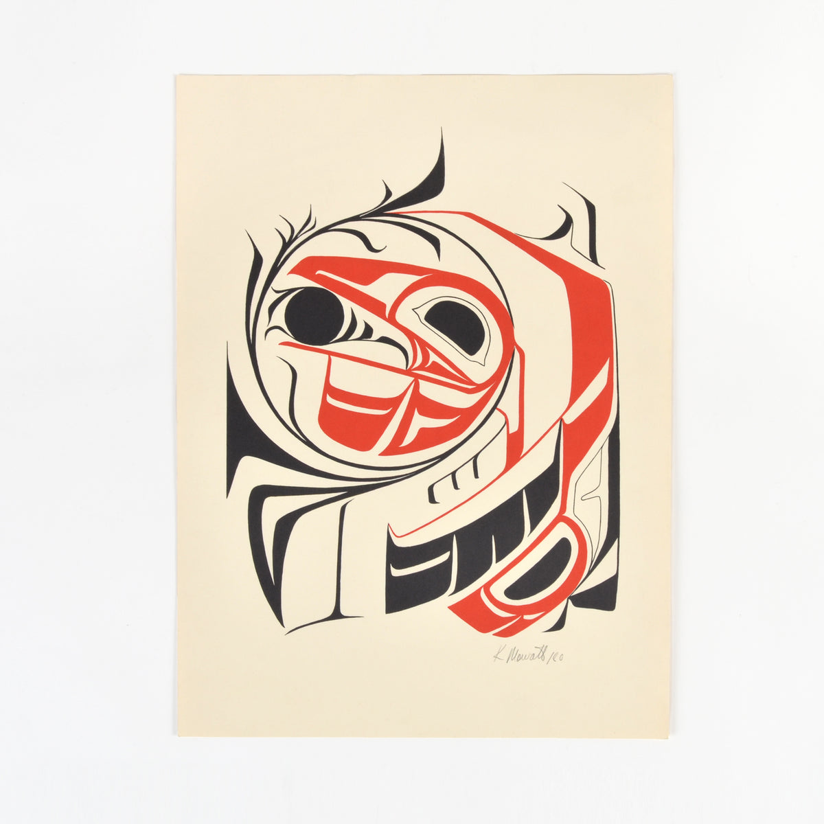 Untitled (Raven Stealing the Sun) by Ken Mowatt – Native Art Prints