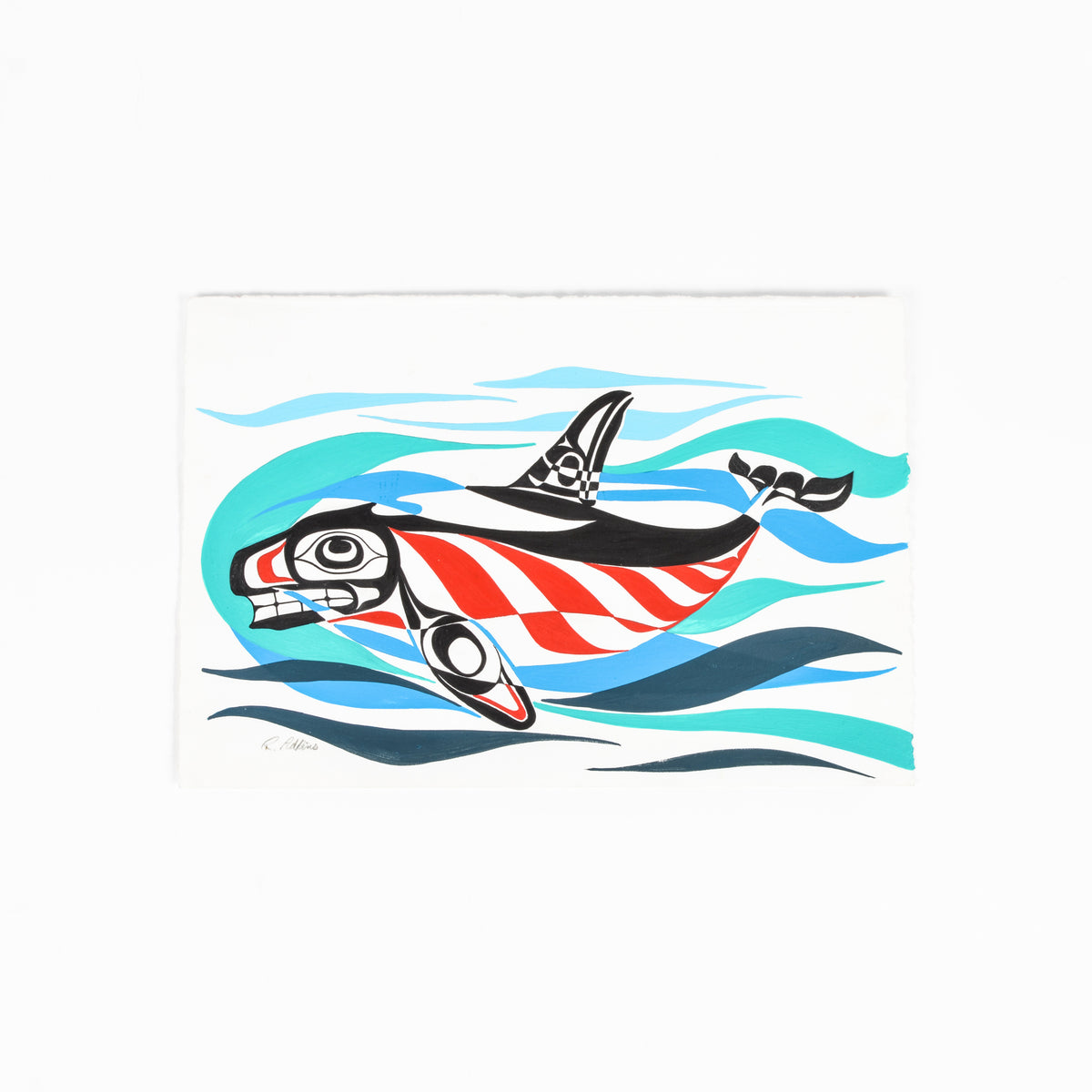 Whale by Rick Adkins – Native Art Prints