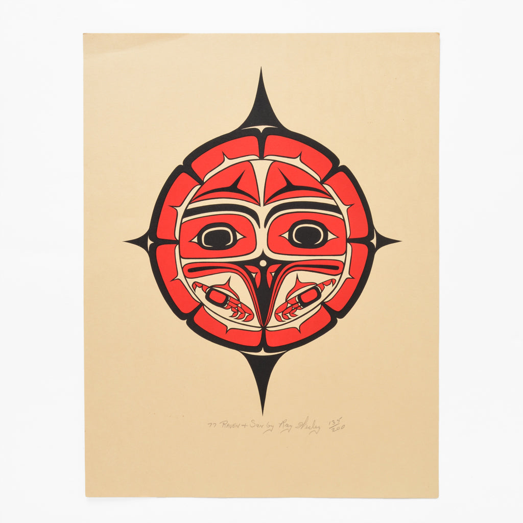 Raven and Sun by Ray Wesley – Native Art Prints