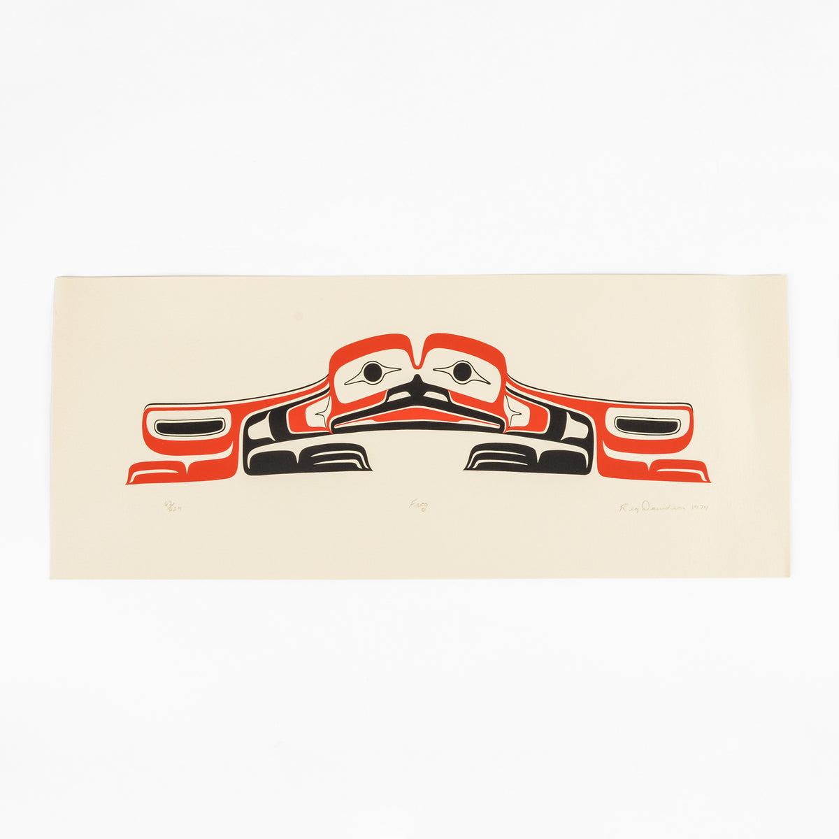 Frog by Reg Davidson – Native Art Prints