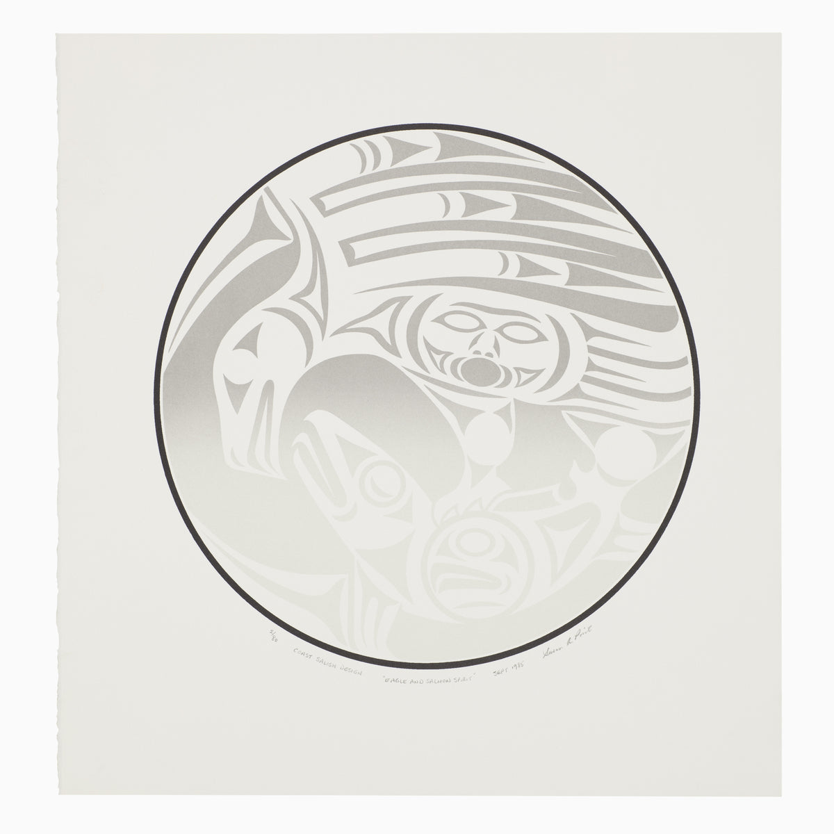 Eagle and Salmon Spirit by Susan Point – Native Art Prints