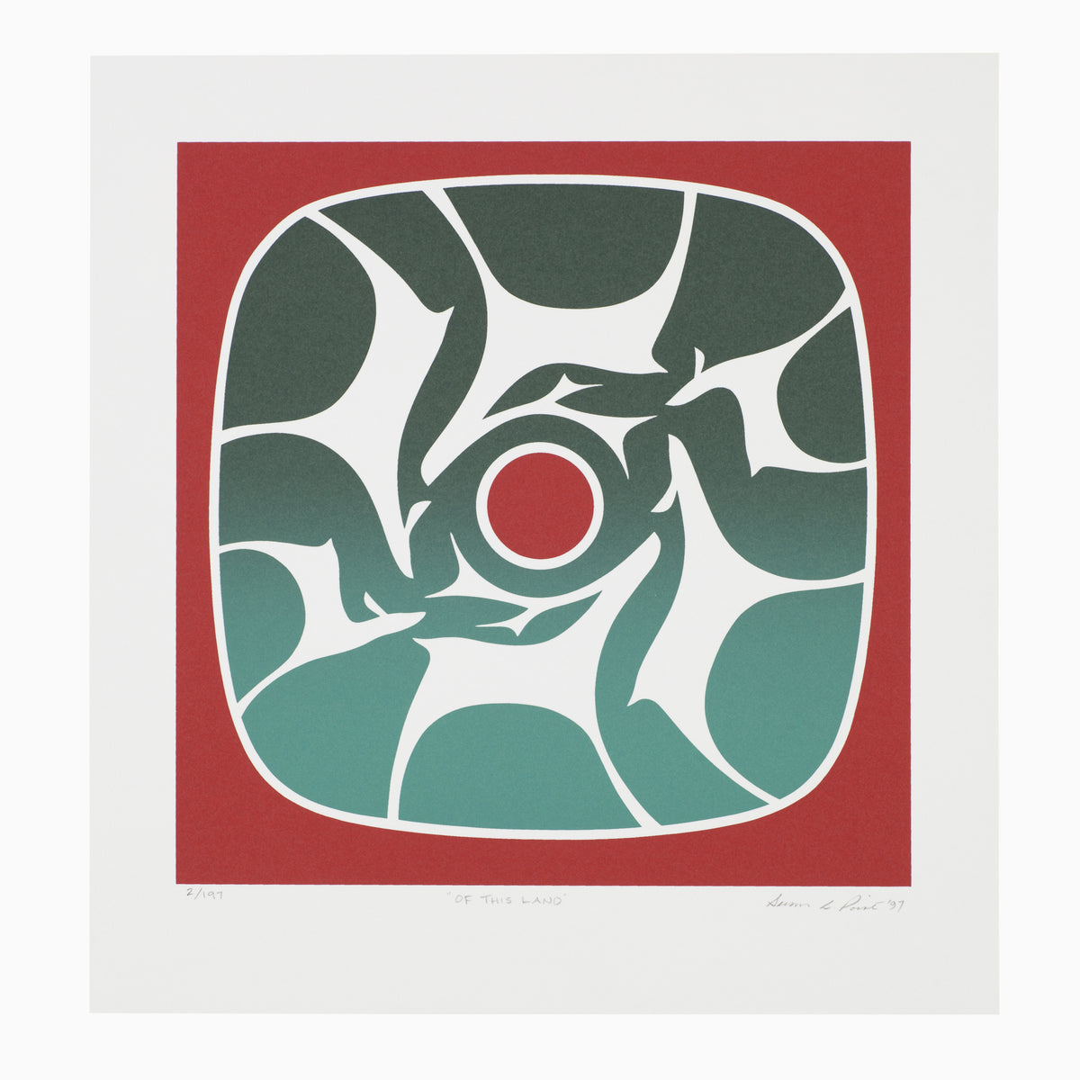 Of This Land by Susan Point – Native Art Prints