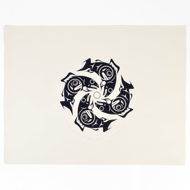 Salmon (Spindle Whorl) by Susan Point – Native Art Prints