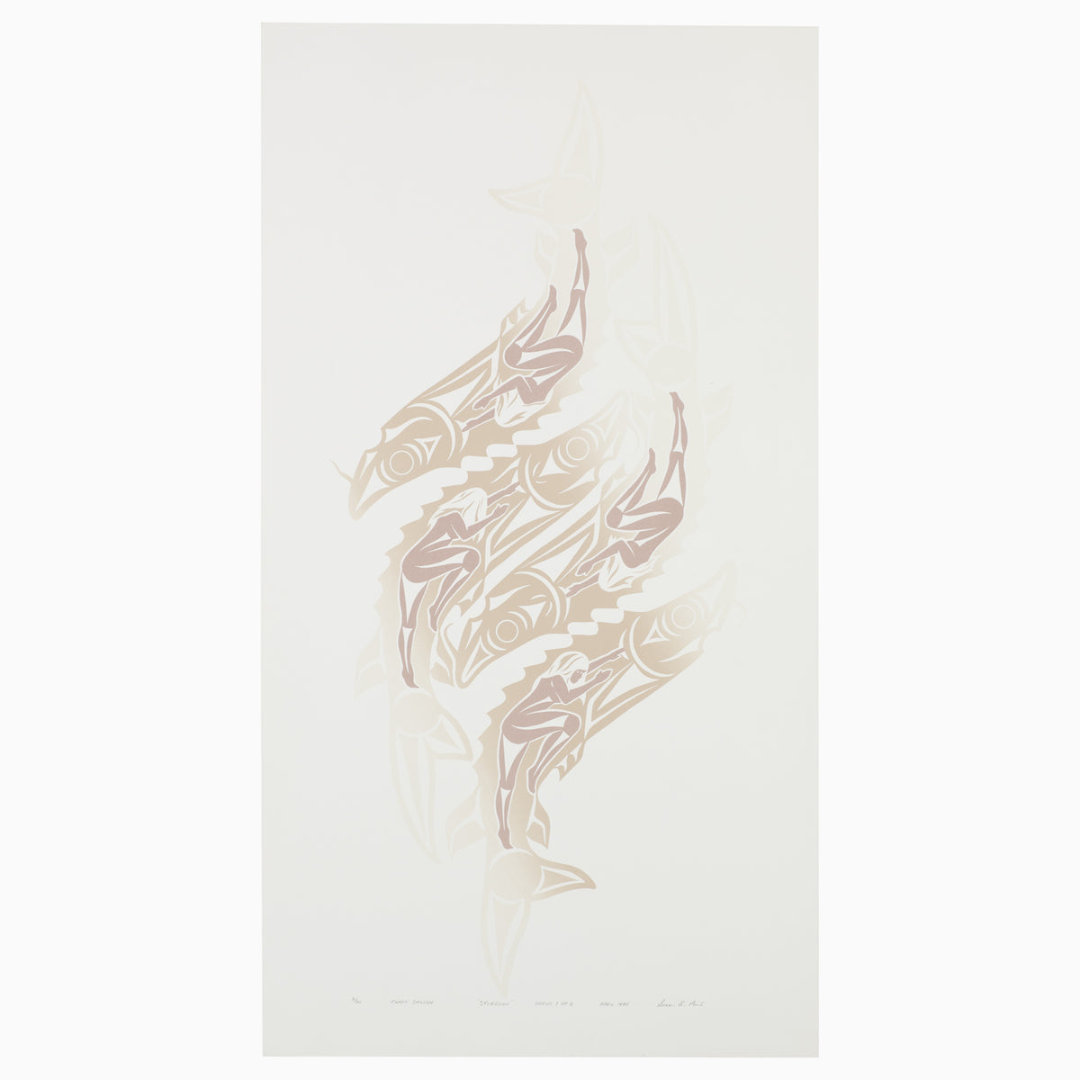 Sturgeon (Series 1 of 2) by Susan Point – Native Art Prints