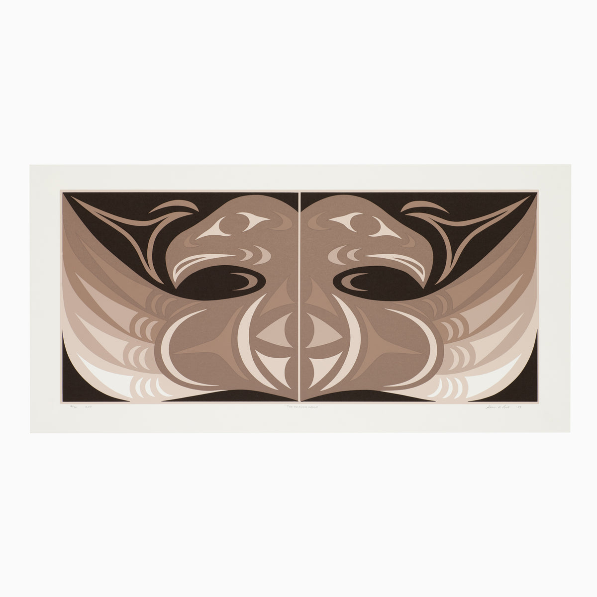 Two-Headed Eagle by Susan Point – Native Art Prints